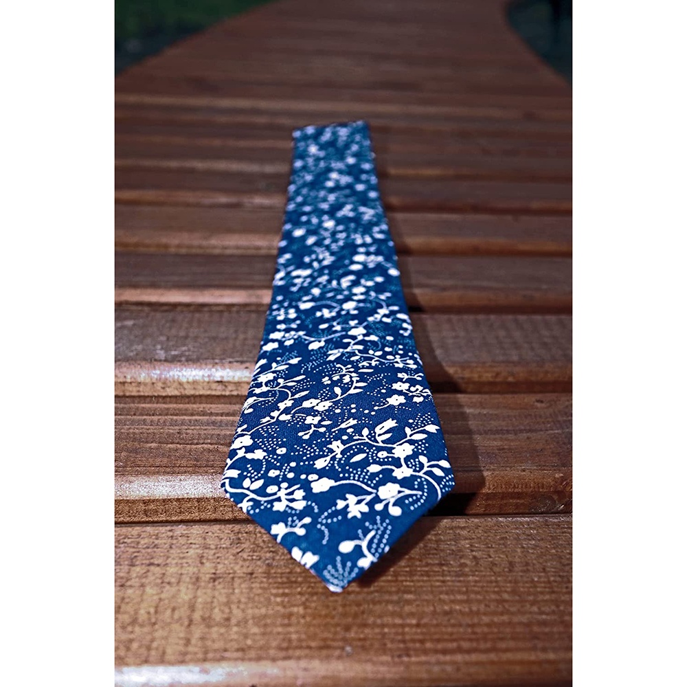100% Cotton Print Floral Tie – Capex