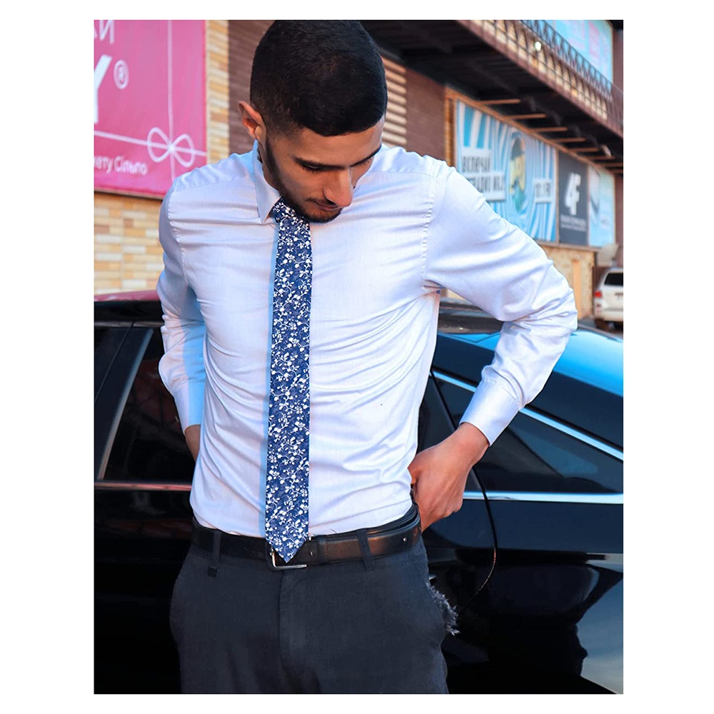 100% Cotton Print Floral Tie – Capex